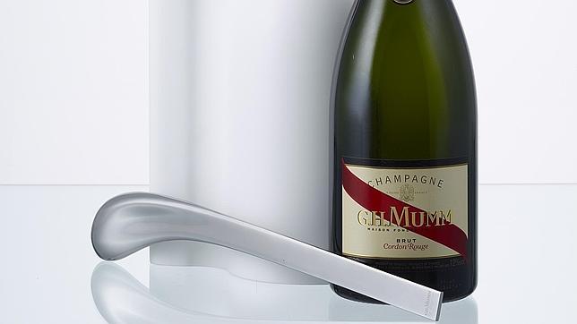 Botellas de champagne con diseños de gala