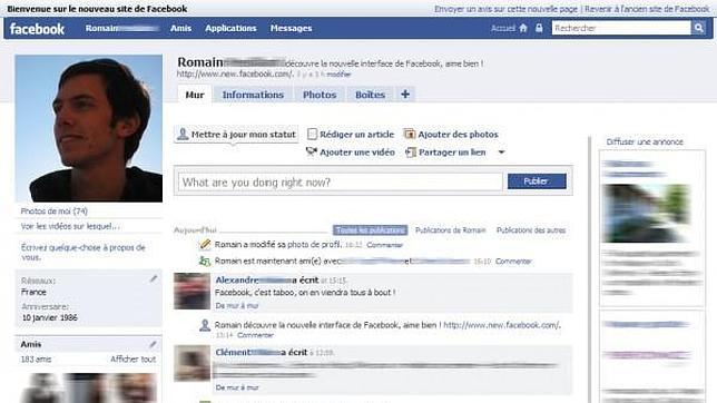 La evolución de Facebook a través de sus rediseños