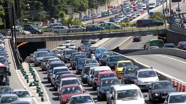 Las carreteras donde más atascos se generan en Madrid