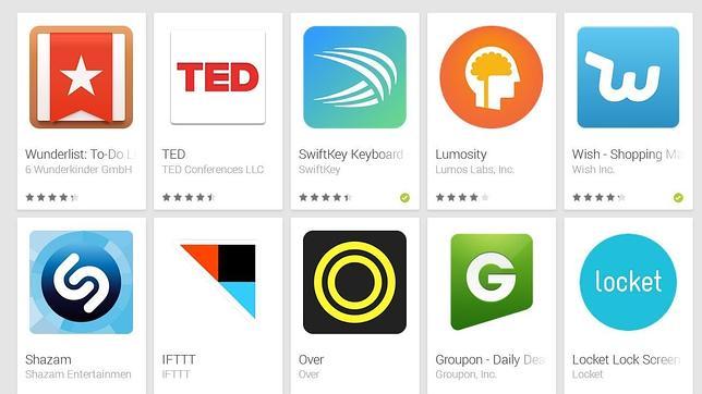 Las mejores «apps» para Android de 2014 (según Google)