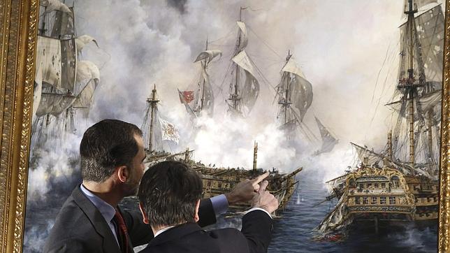 El lienzo de Ferrer Dalmau «El último combate del Glorioso», en el ...