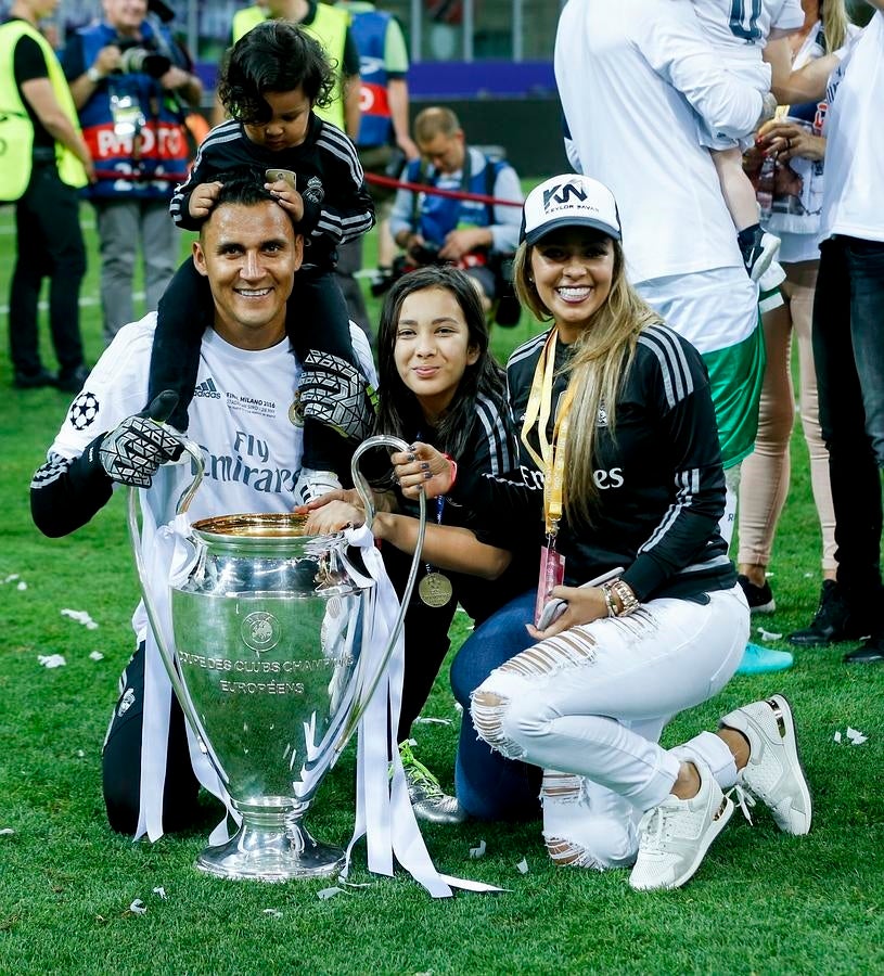 Así celebró el Campeón de la Champions League 2016 con sus familiares