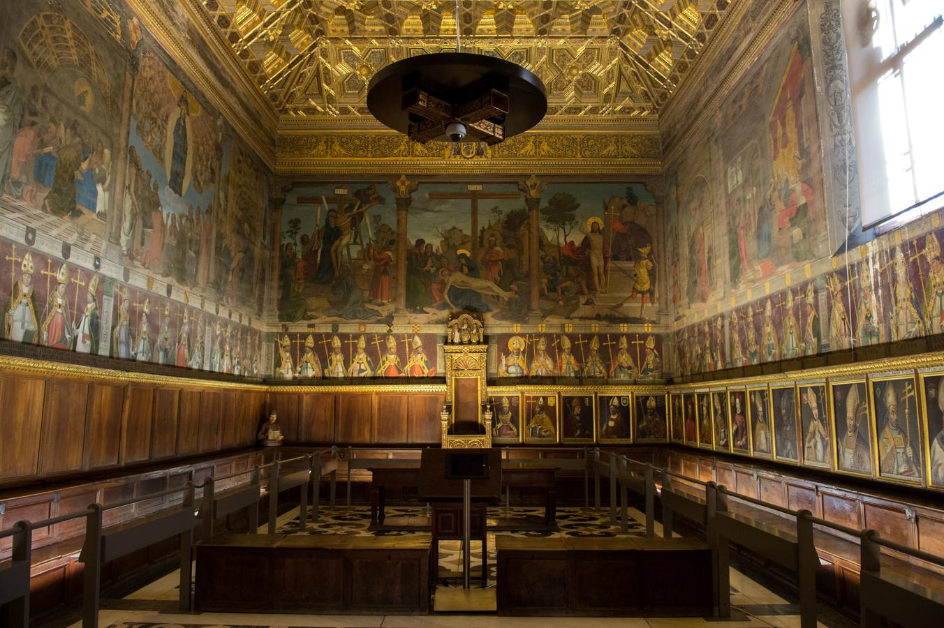 Impresionantes imágenes de la restauración de la Sala Capitular de la ...