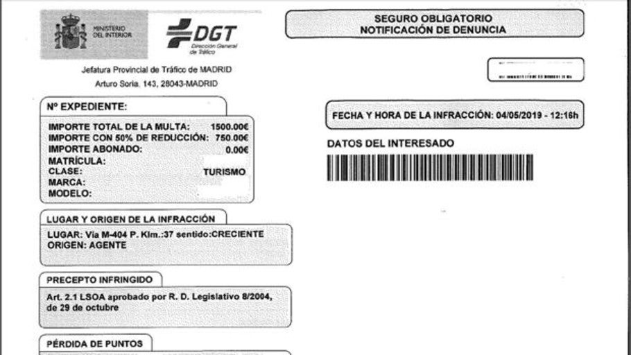 Así son las nuevas multas que ya está enviando tráfico