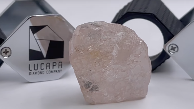 Lulo Rose, el diamante rosa más grande encontrado en los últimos 300 años